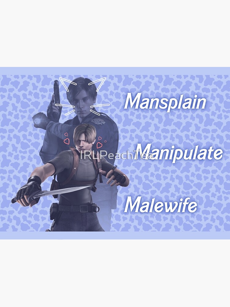"Mansplain, Manipulate, Malewife Leon (Cow)" Poster for Sale by ...