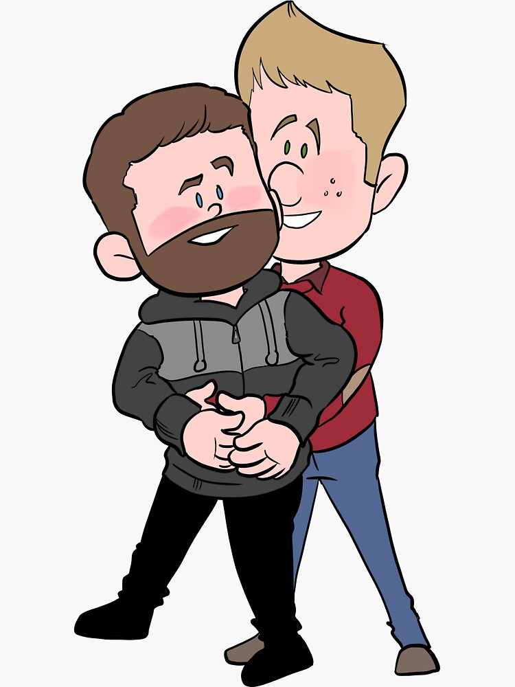 "Robron Back Hug" Sticker for Sale by scrapyardbfs | Redbubble