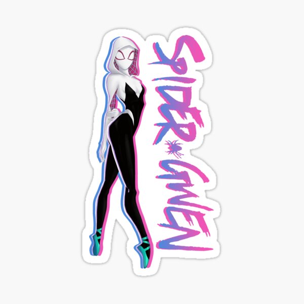 "Spider-Gwen Stacy " Sticker for Sale by edgemaan | Redbubble
