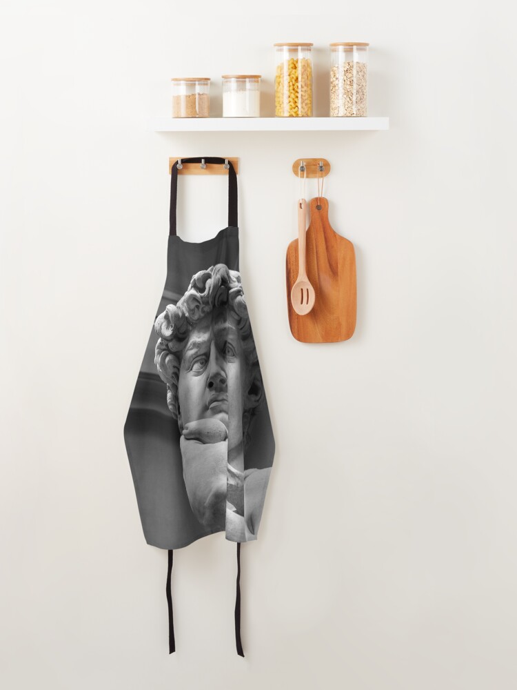 Funny David Sculpture Kitchen Apron sold by Fetal Selie | SKU 92311496 ...