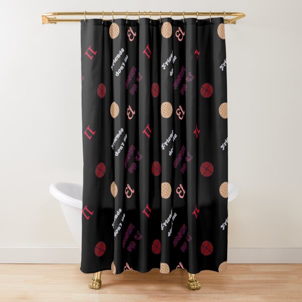 Stranger Things Eleven Upside Down Pattern | Shower Curtain