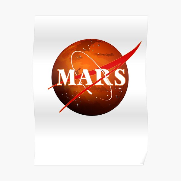 Póster «Planeta Marte Nasa» de DominMartin | Redbubble