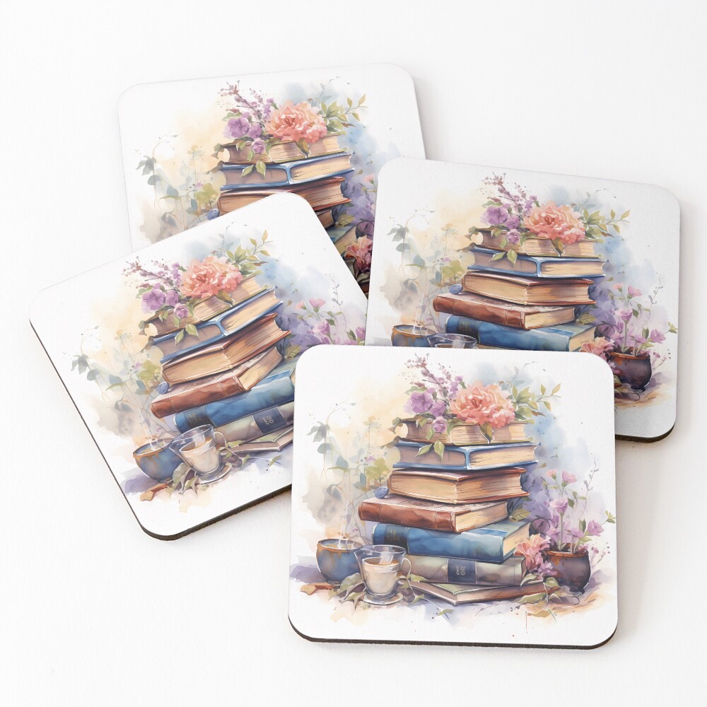 "Whimsical Stack of Books" Sticker for Sale by BuxomBabe21 | Redbubble
