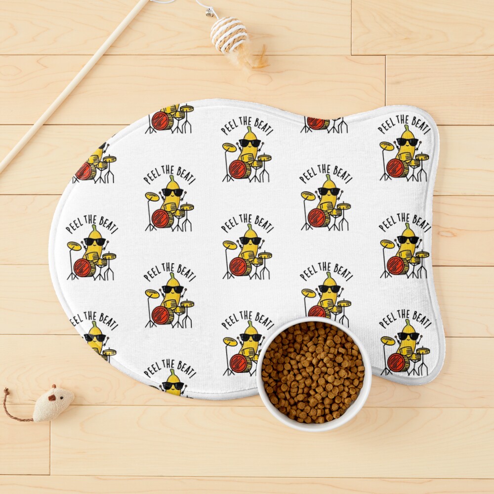 "Peel The Beat Funny Banana Drummer Puns " Sticker for Sale by ...