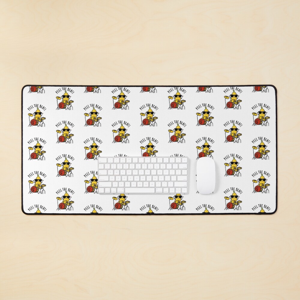 "Peel The Beat Funny Banana Drummer Puns " Sticker for Sale by ...