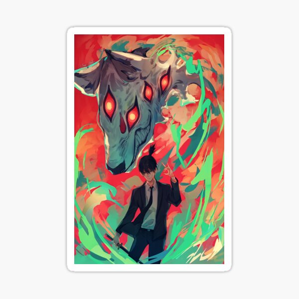 "Aki" Sticker for Sale by Sajiiii | Redbubble