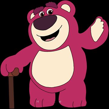 "Lotso " Sticker for Sale by AuroReilyn | Redbubble