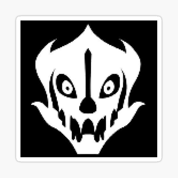"Gaster Blaster" Sticker for Sale by deadmoonelf | Redbubble
