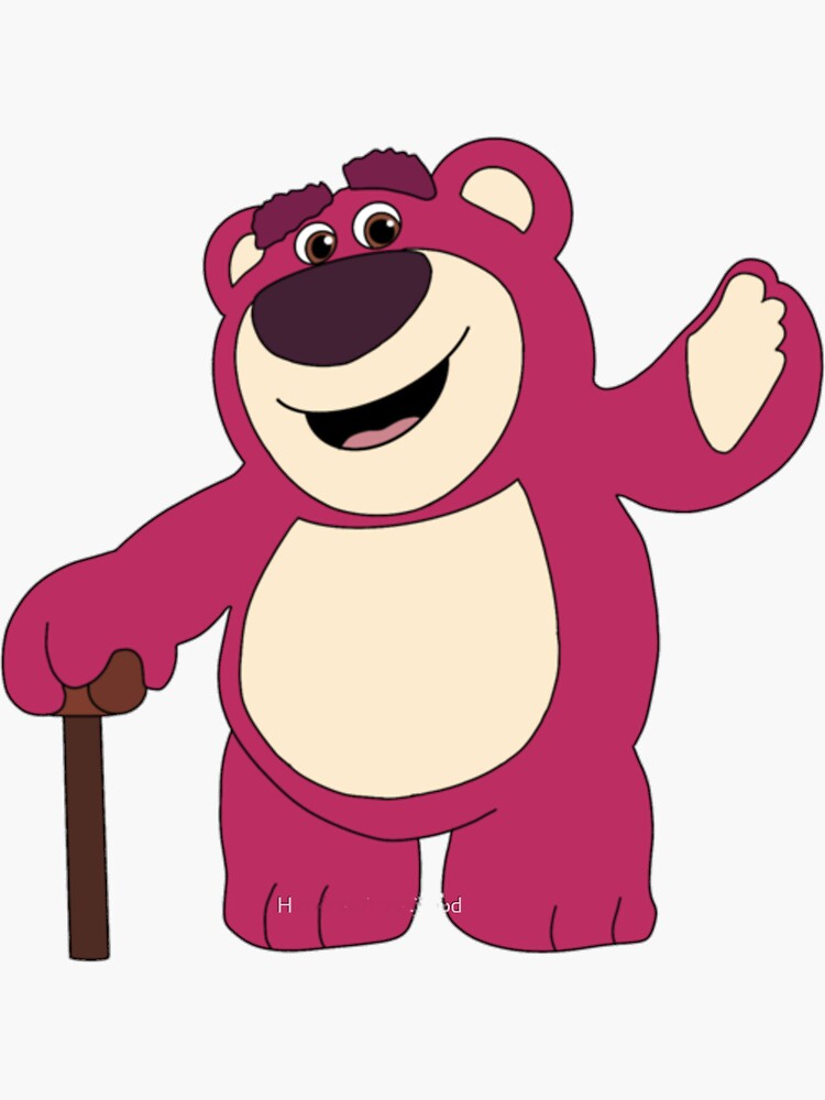 "Lotso " Sticker for Sale by AuroReilyn | Redbubble