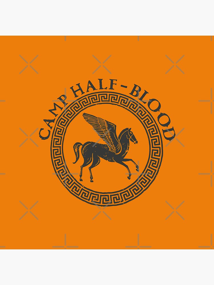 "Percy Jackson Camp Half Blood" Pin for Sale by itsmabad | Redbubble