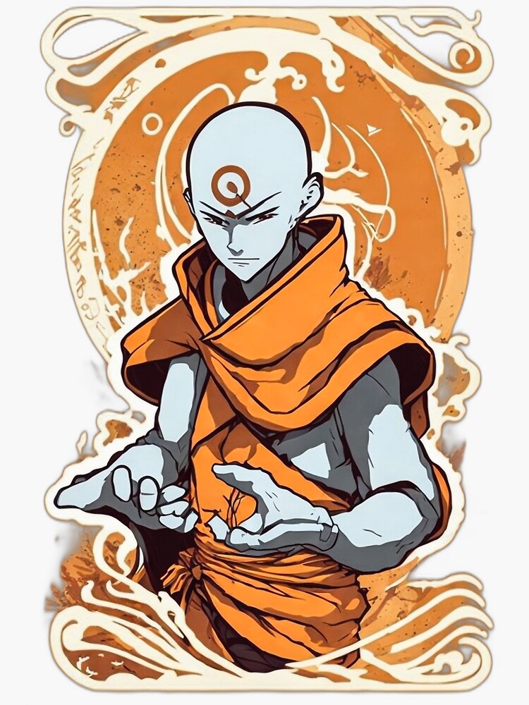 "The Last Airbender" Sticker for Sale by Aarakaruturi | Redbubble