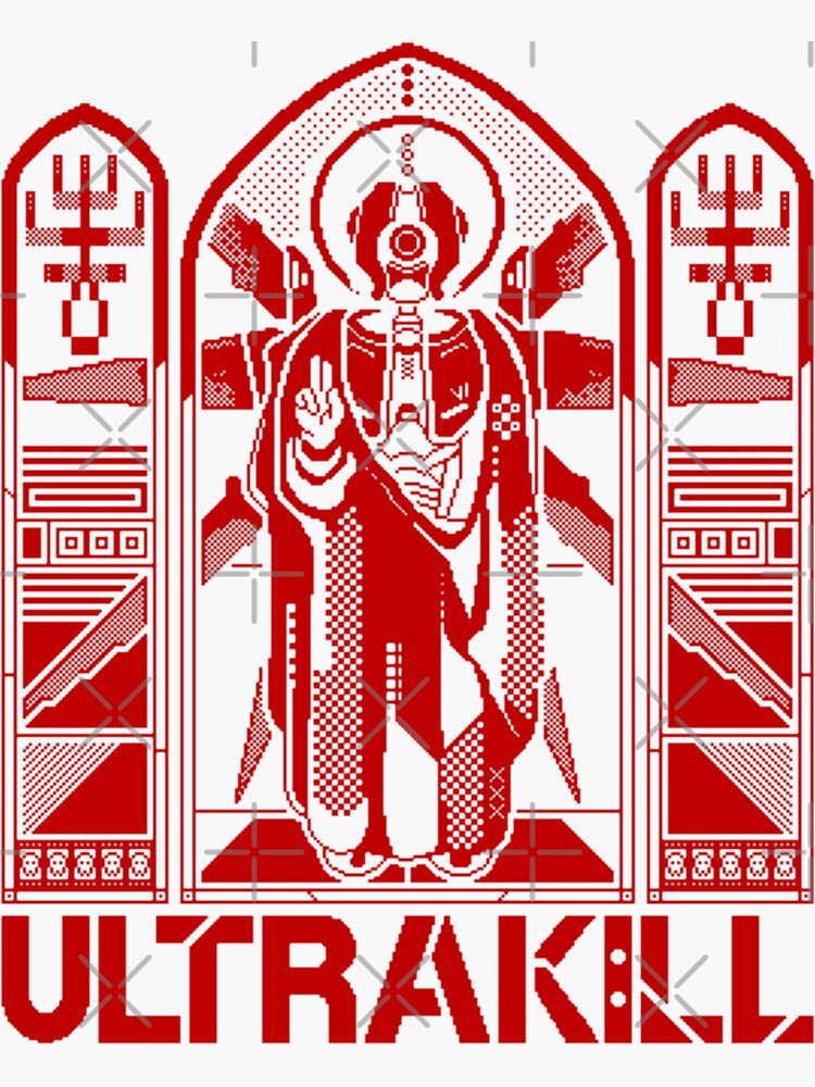 "Ultrakill v2 - Gabriel Ultrakill" Sticker for Sale by theresaflack ...