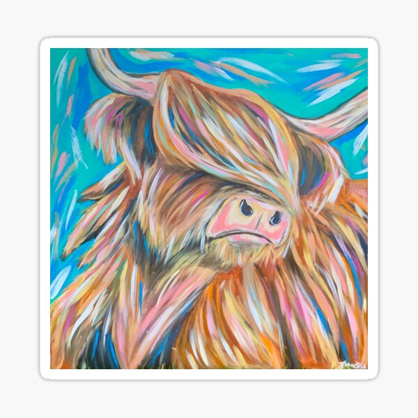 "Fabio" Sticker for Sale by TraceyMackieArt | Redbubble