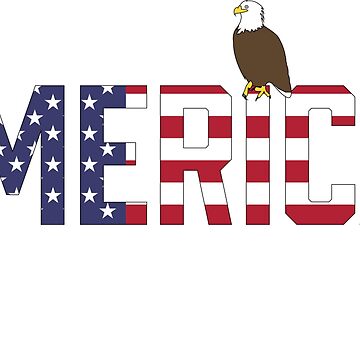 "'Merica" Sticker for Sale by willjadams | Redbubble