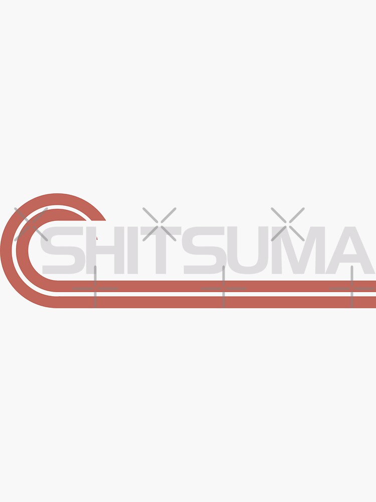 "Shitsuma" Sticker by Xavier Belanche Alonso | Redbubble