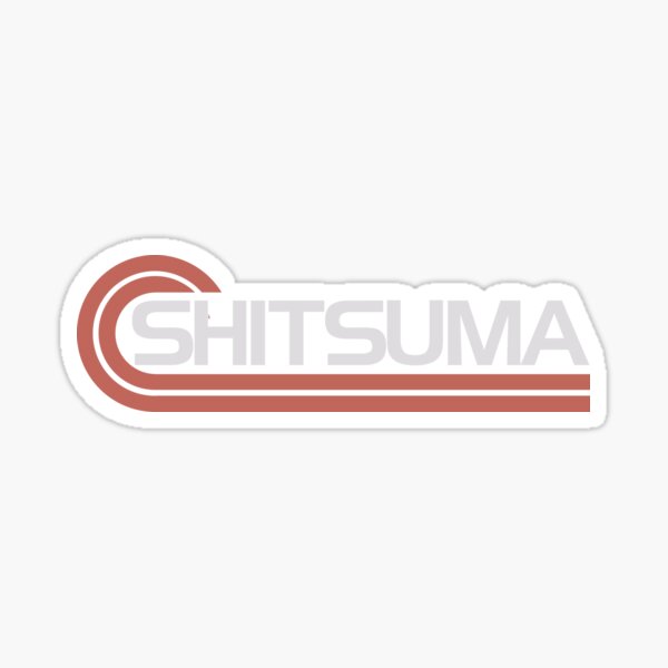 "Shitsuma" Sticker by Xavier Belanche Alonso | Redbubble
