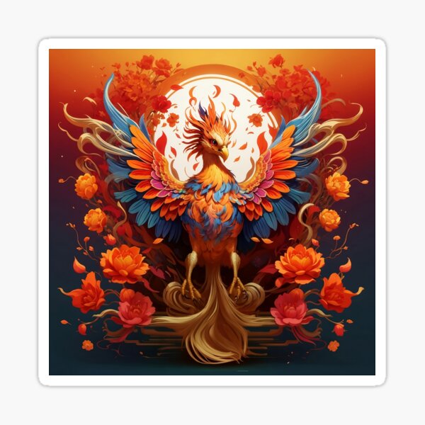 "Eternal Rebirth" Sticker for Sale by Neranchara | Redbubble
