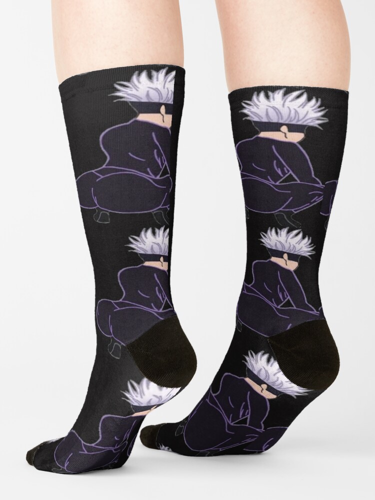 "gojo " Socks for Sale by demonking09 | Redbubble