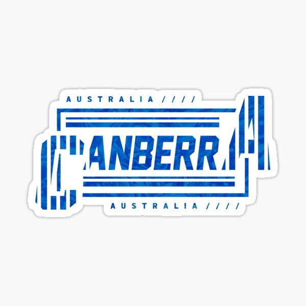 "Canberra Australia - urban streetwear design" Sticker for Sale by ...