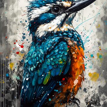 "Colorful Bird print" Sticker for Sale by PaperieJennifer | Redbubble