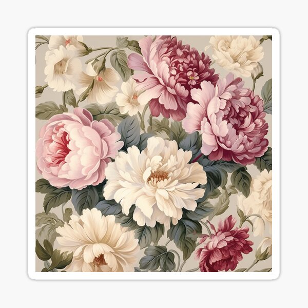 "Vintage Garden" Sticker for Sale by wpwebdd | Redbubble