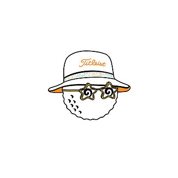 "Titleist Golf Ball" Sticker for Sale by elizabethlumbis | Redbubble