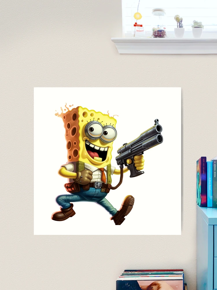 Spongebob Gangster With A Gun Business Profile For Kaboomlatam.com