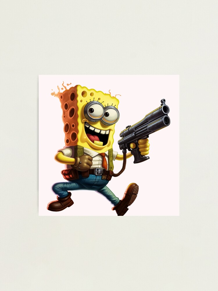 Svampebob Gangster Med En Pistol