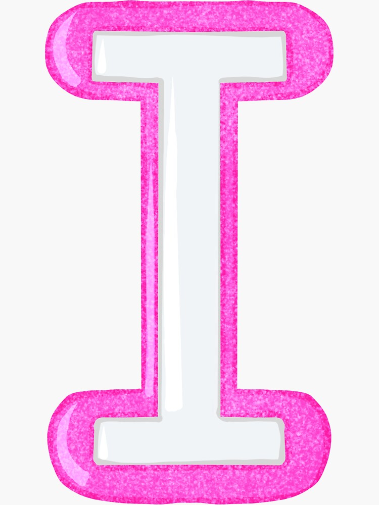 "Barbie Initial, I" Sticker for Sale by Laceyjae | Redbubble