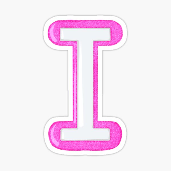 "Barbie Initial, I" Sticker for Sale by Laceyjae | Redbubble
