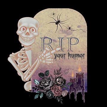 "Rip your humor" Sticker for Sale by ArtAngiTresors | Redbubble