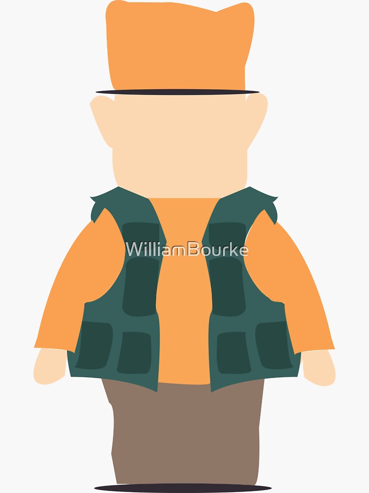 "Uncle Jimbo | South Park" Sticker for Sale by WilliamBourke | Redbubble