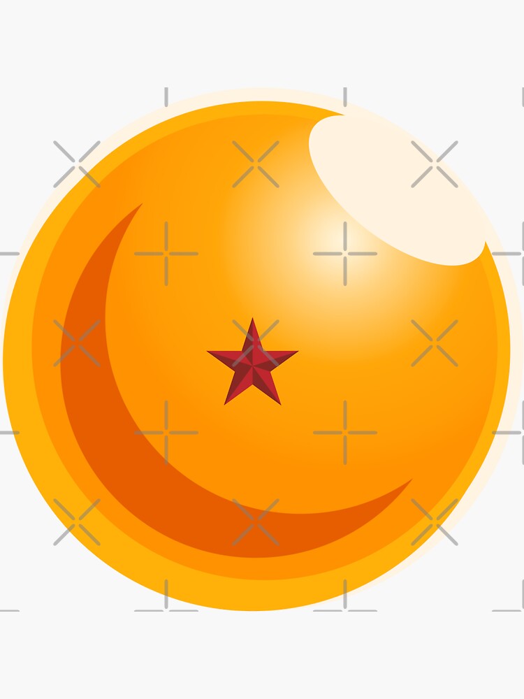 "1 Star Dragon Ball Single Sticker" Sticker for Sale by PRINTOWN ...