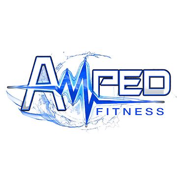 "Amped Fitness Logo" Sticker for Sale by gabrielle woolridge | Redbubble