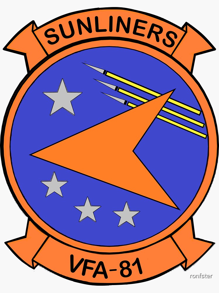 "Strike Fighter Squadron 81 (VFA-81)" Sticker for Sale by ronfster ...
