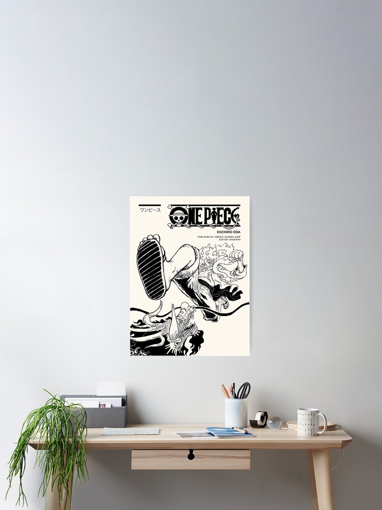 "One Piece Poster manga style - GEAR 5 (1)" Poster by Softers | Redbubble