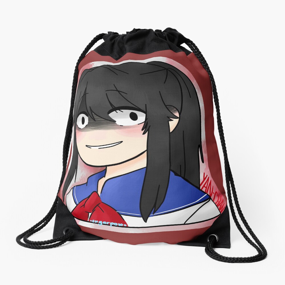 "Yandere-chan from Yandere Simulator" Drawstring Bag by sugarpow ...