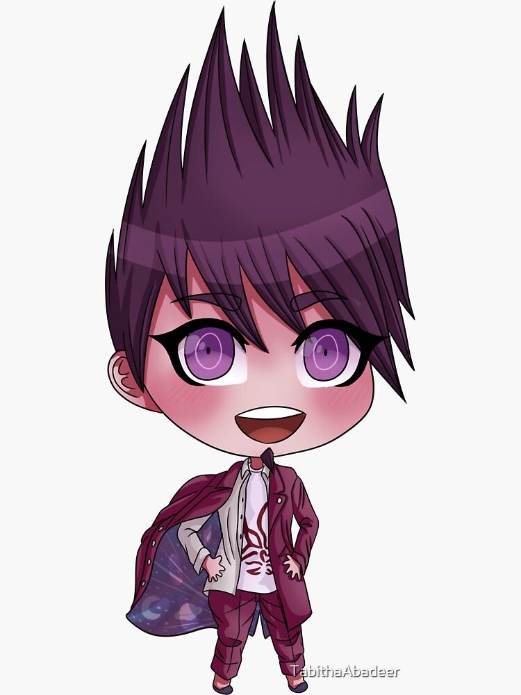 "DRV3 - Kaito Momota Chibi" Sticker by TabithaAbadeer | Redbubble
