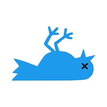 "Twitter X logo" Sticker for Sale by theresaflack | Redbubble