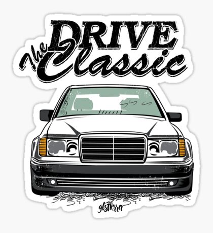 Sticker: W124 | Redbubble