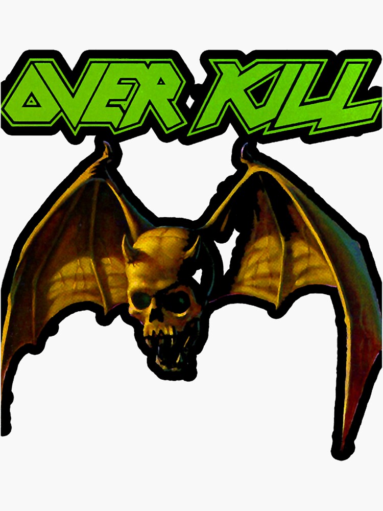 "Overkill Band" Sticker for Sale by ArthurBreton | Redbubble