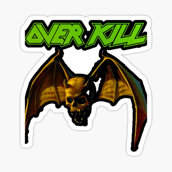 "Overkill Band" Sticker for Sale by ArthurBreton | Redbubble