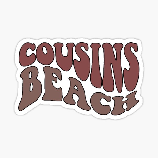 "Cousins beach l" Sticker for Sale by AllyAriel101 | Redbubble