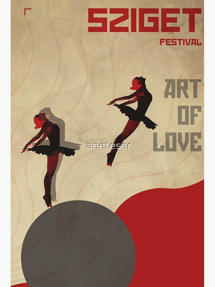 "Sziget festival — Hungary, Budapest" Poster by aneteser | Redbubble