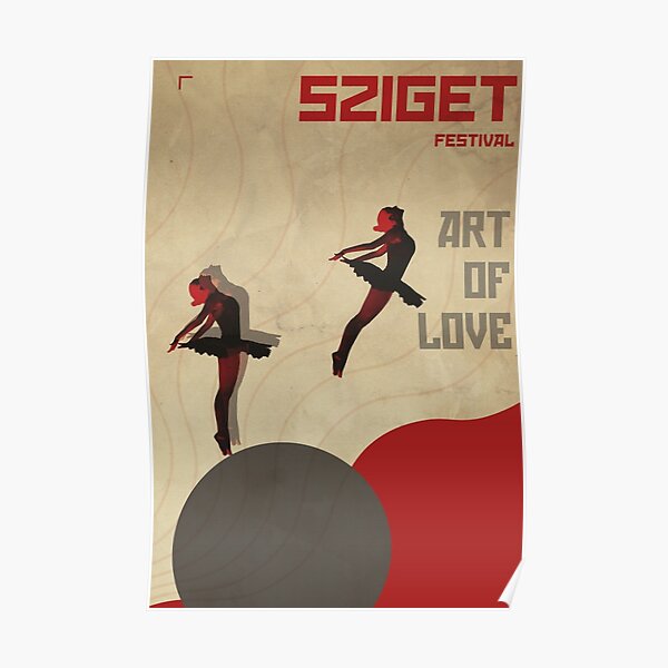 "Sziget festival — Hungary, Budapest" Poster by aneteser | Redbubble