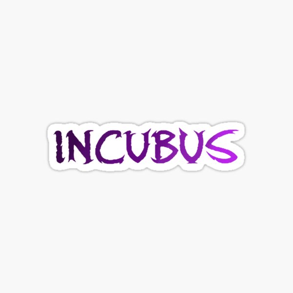 "Incubus (2)" Sticker for Sale by mysignaturej111 | Redbubble