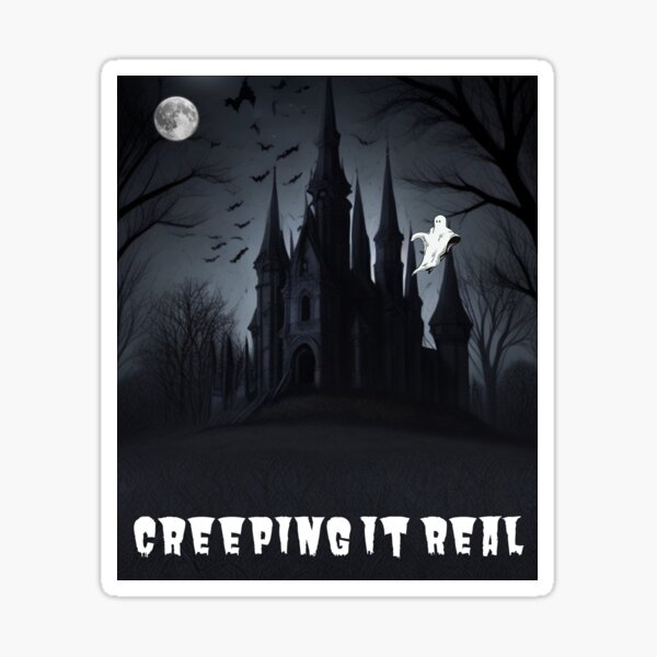 "Creeping It Real" Sticker for Sale by tagalogworks20 | Redbubble