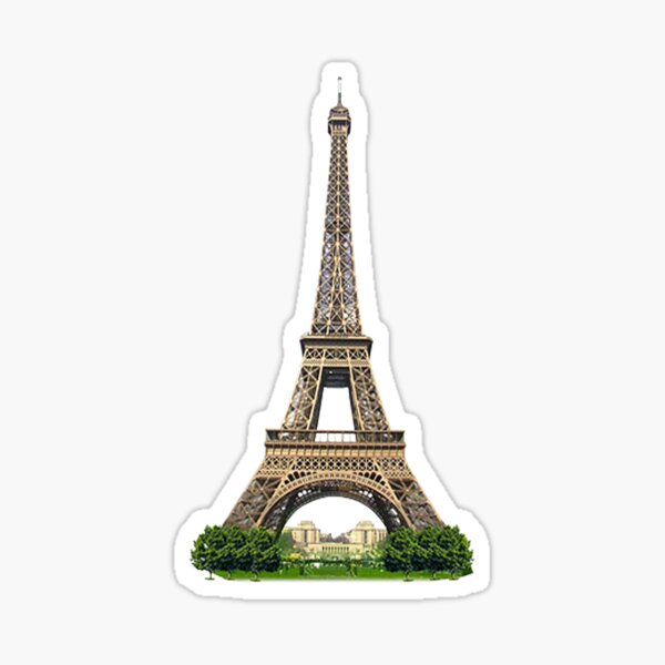 "Paris Eiffel Tower" Sticker for Sale by ilovemusic4979 | Redbubble