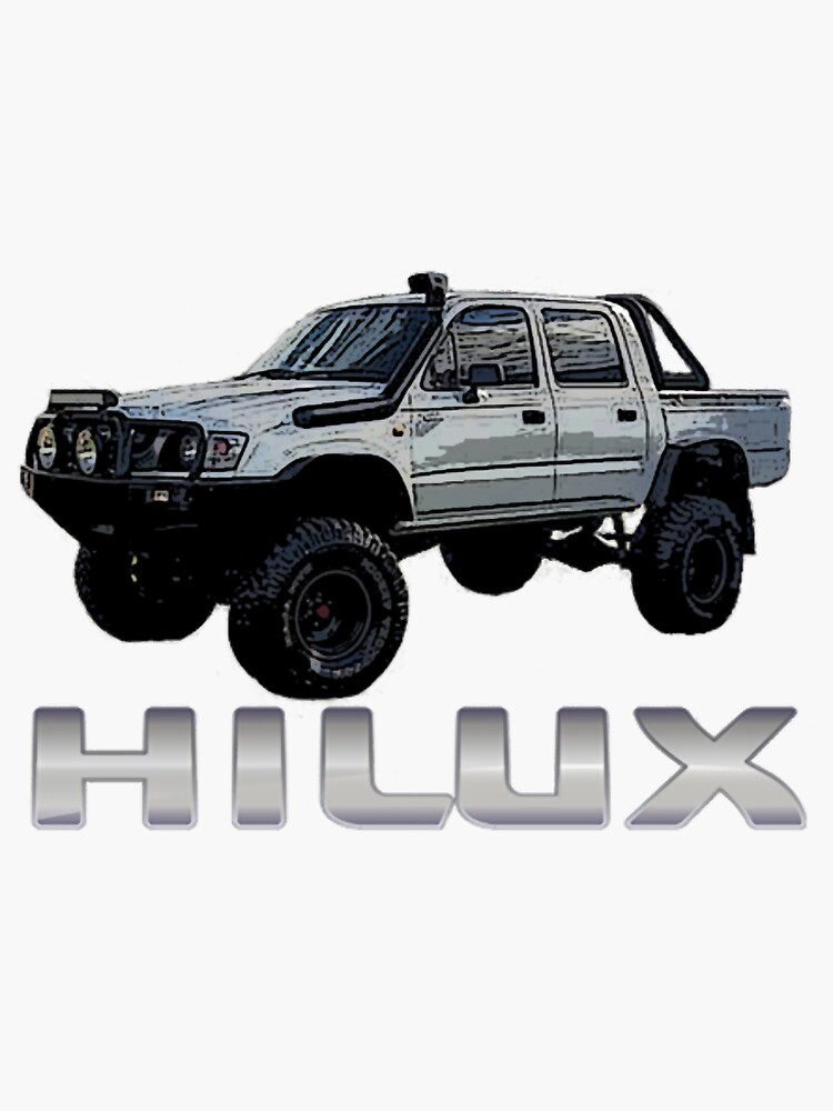 "Toyota Hilux N60" Sticker for Sale by MajorrStrong | Redbubble