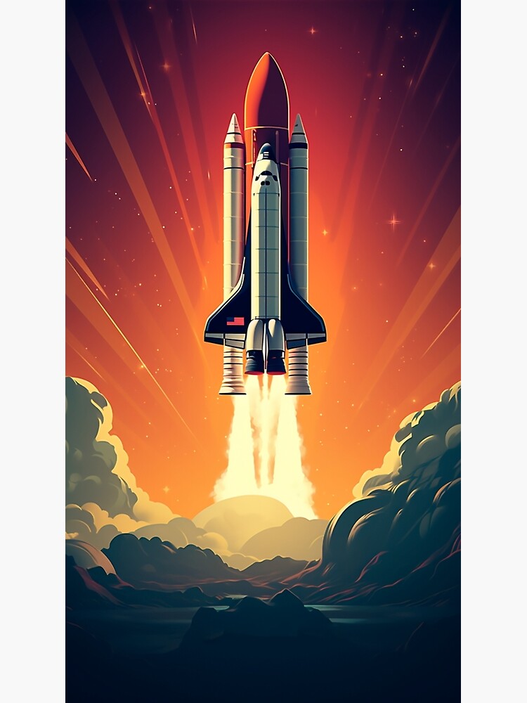 "Nasa Space Shuttle" Poster for Sale by devath | Redbubble